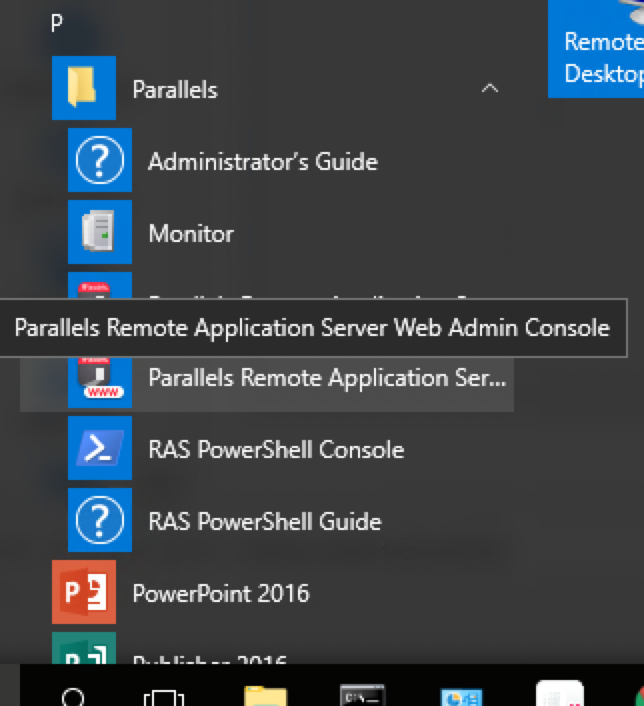 KB Parallels: Parallels RAS Management Portal